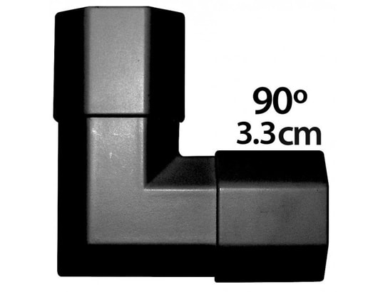 COIN CACHE-CABLES NOIR POUR TVS-KN-CC110B1 KÖNIG KONIG