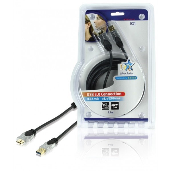 HQ High quality USB 3.0 cable 2.50 m HQ