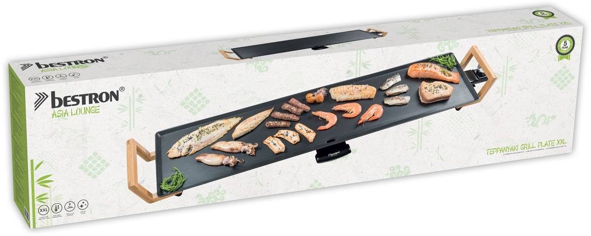 Plancha BESTRON ABP604BB - TEPPANYAKI XXL - 90,5x23,7cm Pas Cher ...