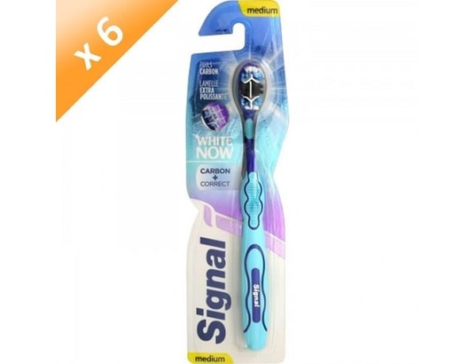 Signal brosses a dents white now carbon correct - medium - lot de 6 SIGNAL