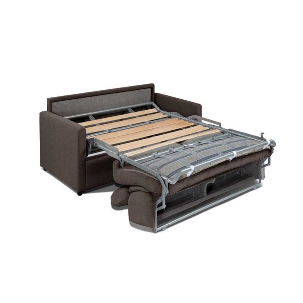 Canapé convertible monaco matelas mémory 20cm express lattes 140cm ...
