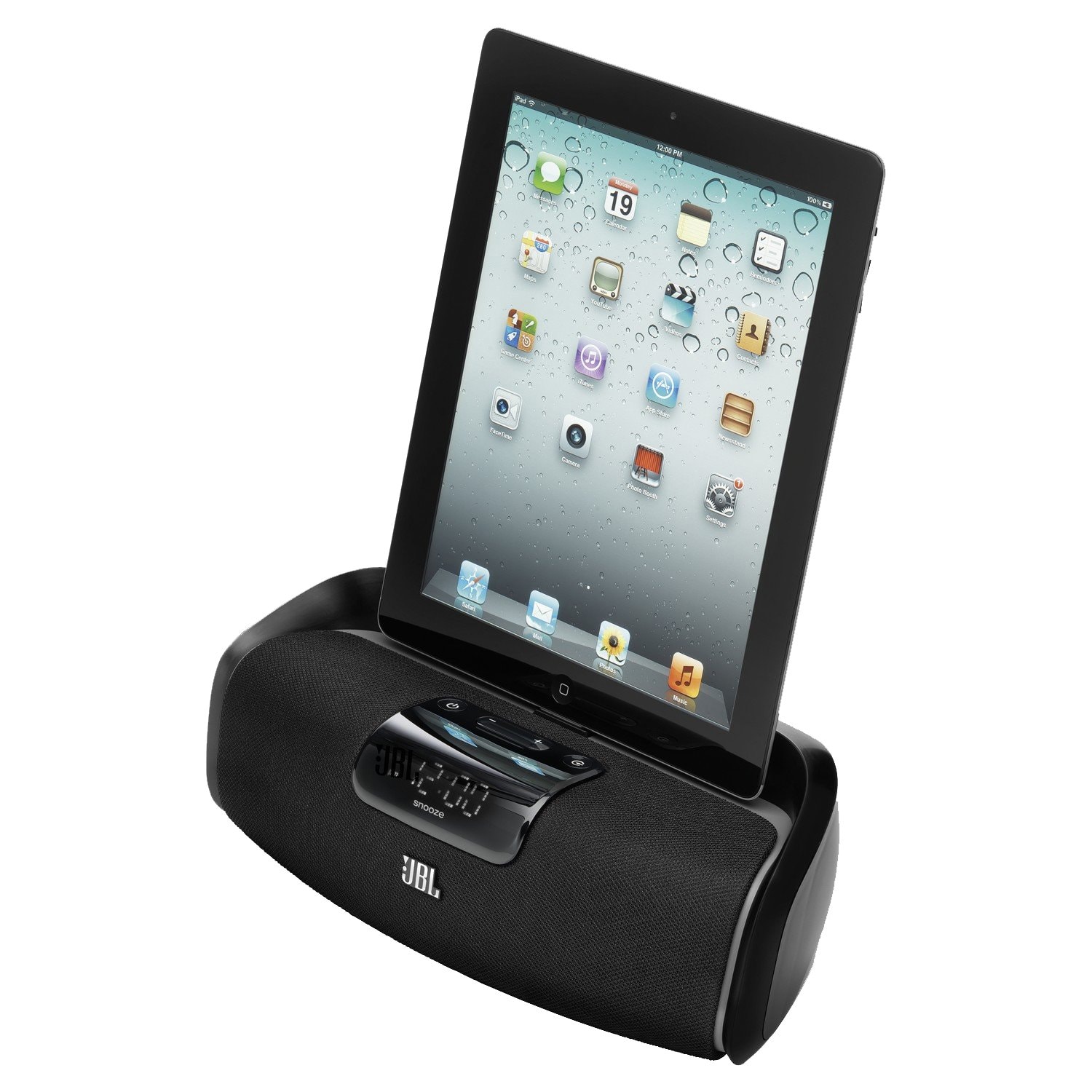 Réveil station d'accueil JBL Onbeat Awake Noir Pas Cher - UBALDI.com