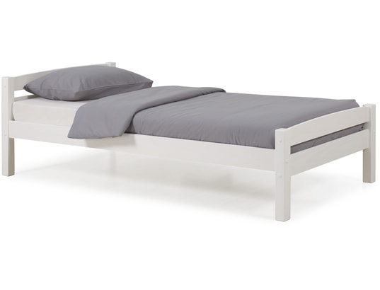 Lit enfant UB DESIGN Nicole 90x190cm blanc Pas Cher - UBALDI.com