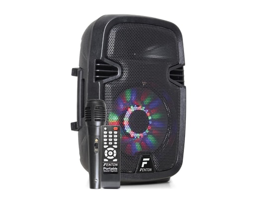 Fenton ft8led enceinte sono active 8 avec éclairage led - bluetooth usb ...