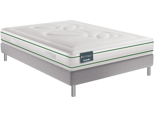 Ensemble Matelas Sommier 140 x 200 DUNLOPILLO Helios 140x200 cm ...