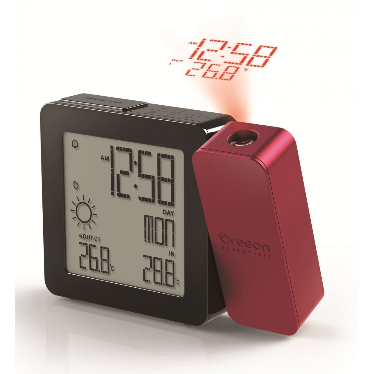 Réveil Méteo OREGON SCIENTIFIC BAR 368 P BORDEAUX OREGON SCIENTIFIC