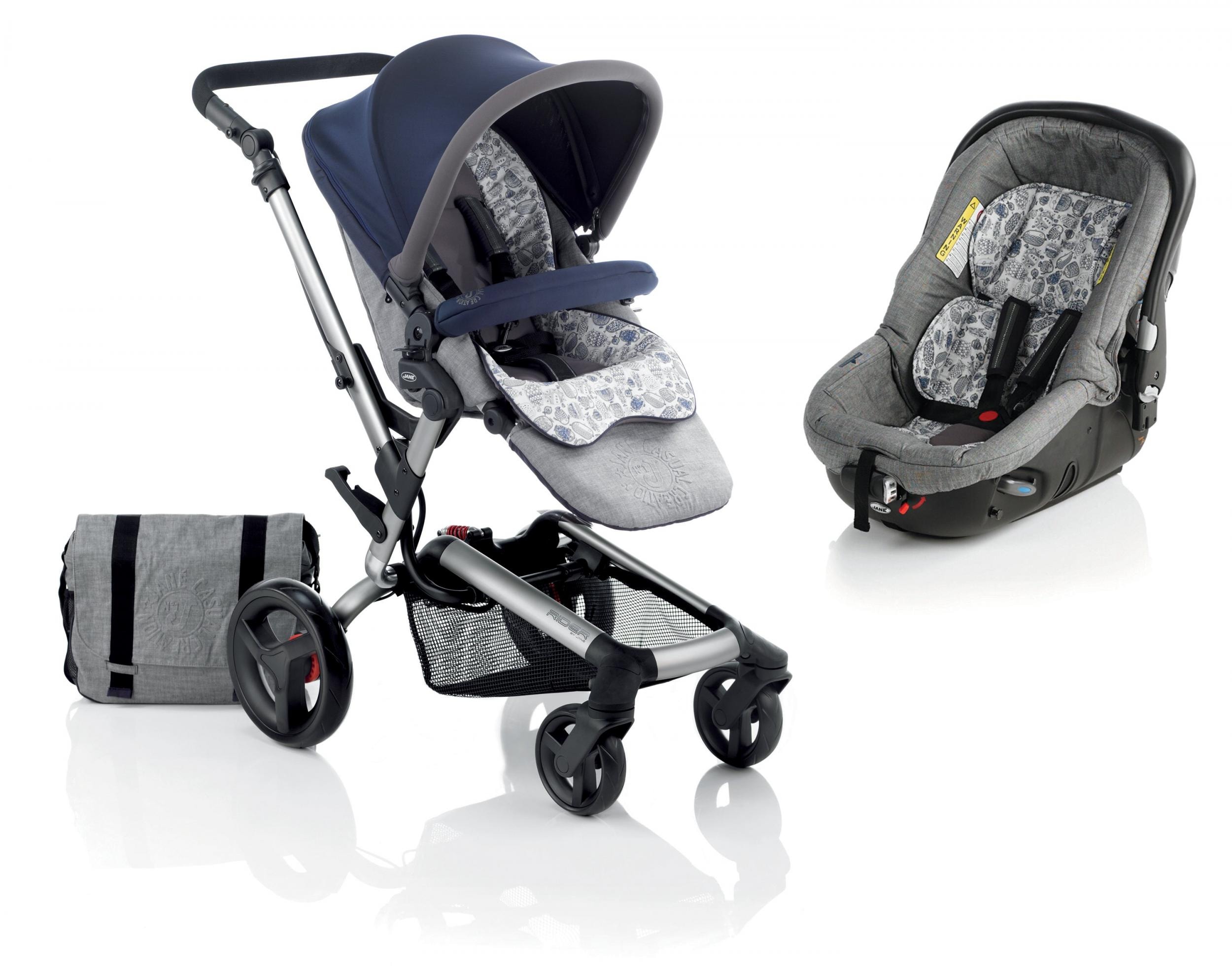 Poussette combiné JANE Rider Matrix light 2 blue moon 5320R12 Pas Cher ...