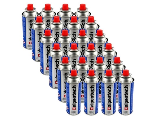 Pack de 24 cartouche gaz alpentech 227g butane bouteille de gaz un2037 ...
