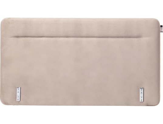 Tête de lit TEMPUR Stripe 206cm velours gris perle D65 Pas Cher ...