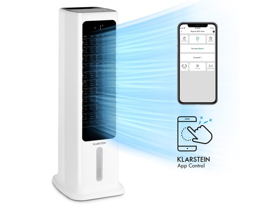 Rafraichisseur d'air connecté - klarstein skytower 360° smart - 60w ...