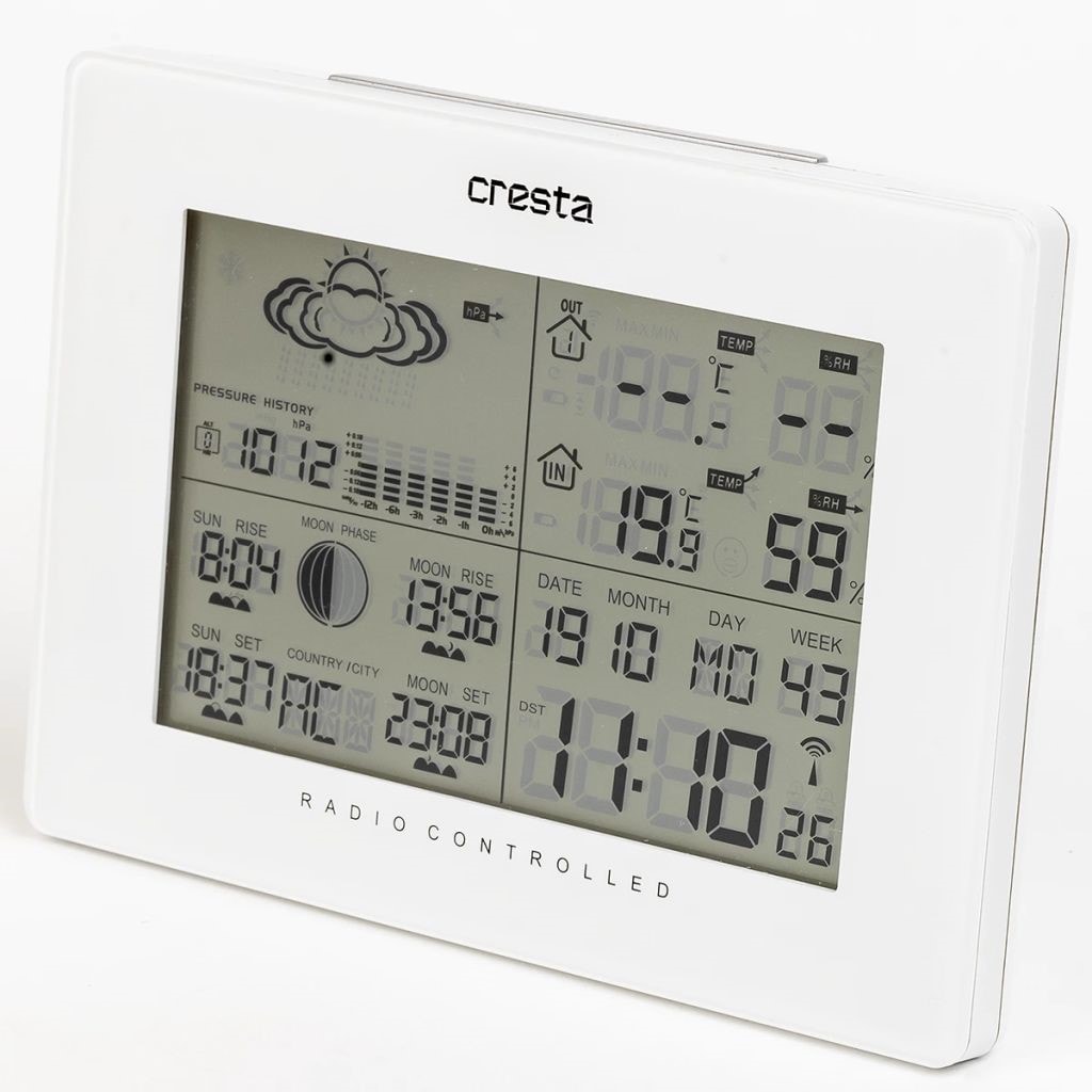Cresta station météo dtx370 blanc 70313.01 CRESTA
