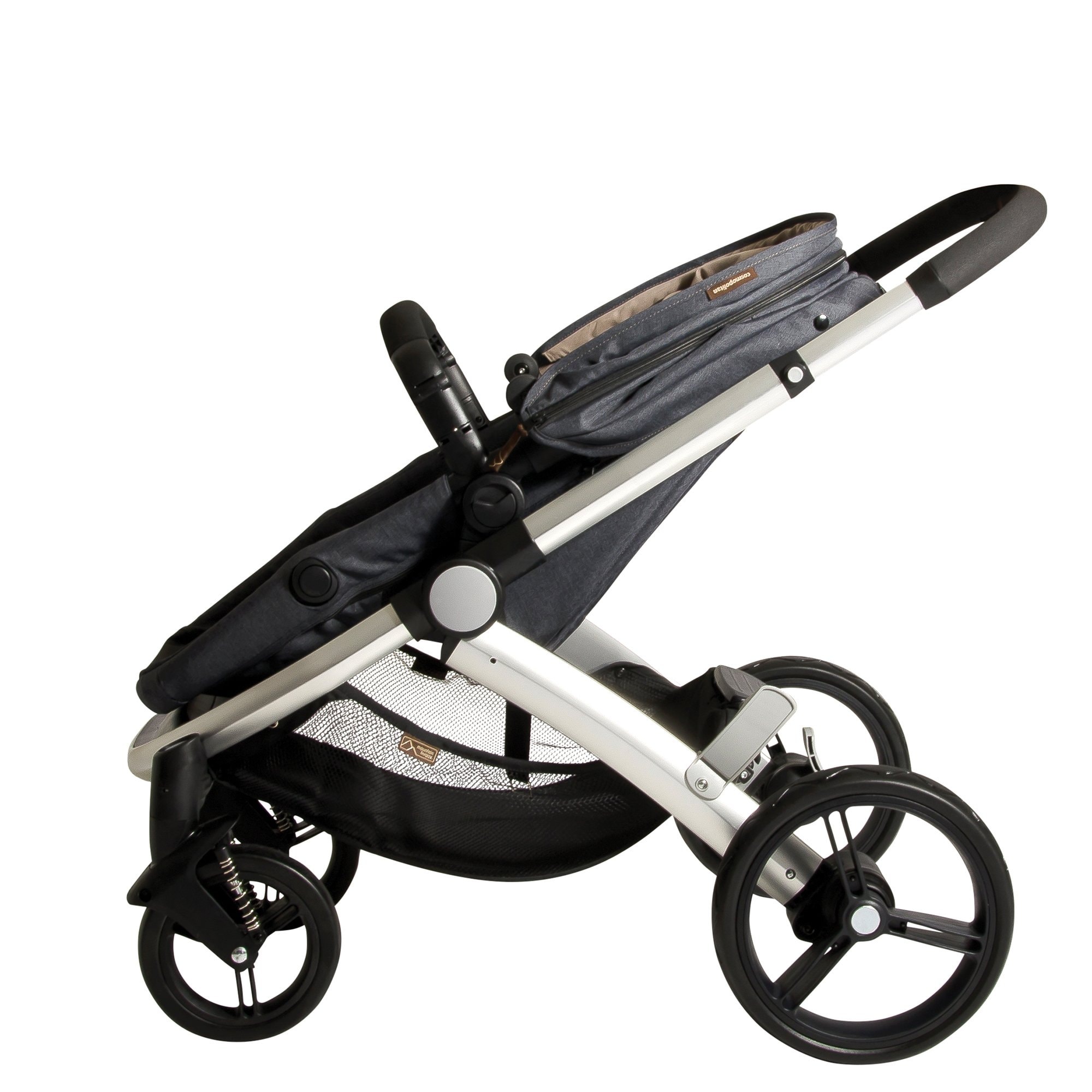Poussette 4 roues MOUNTAIN BUGGY Cosmopolitan jean/gris Pas Cher ...