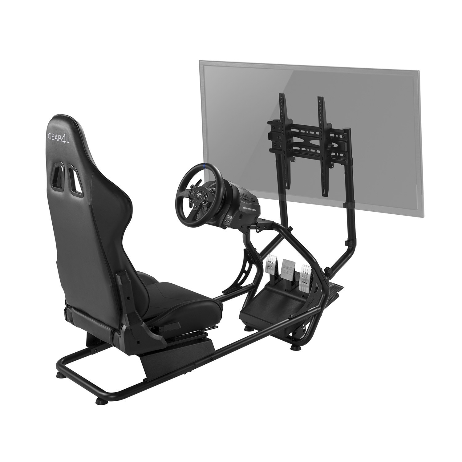 Siège réglable pour simulateur de course gear4u - cockpit pour volant ...