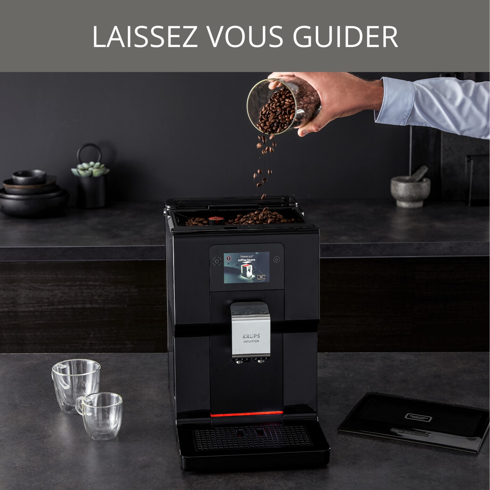 Robot expresso KRUPS Intuition Préférence EA873810 Pas Cher - UBALDI.com