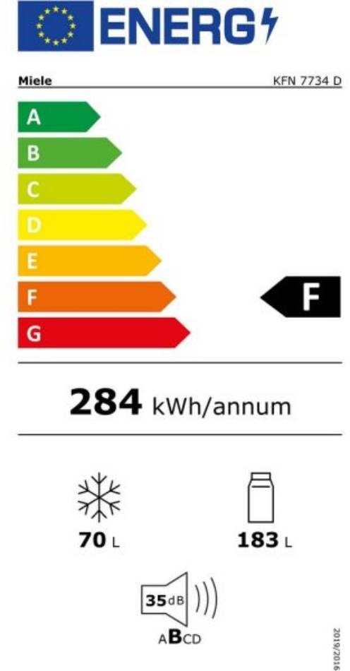 Réfrigérateur congélateur encastrable MIELE KFN 7734 D Pas Cher ...