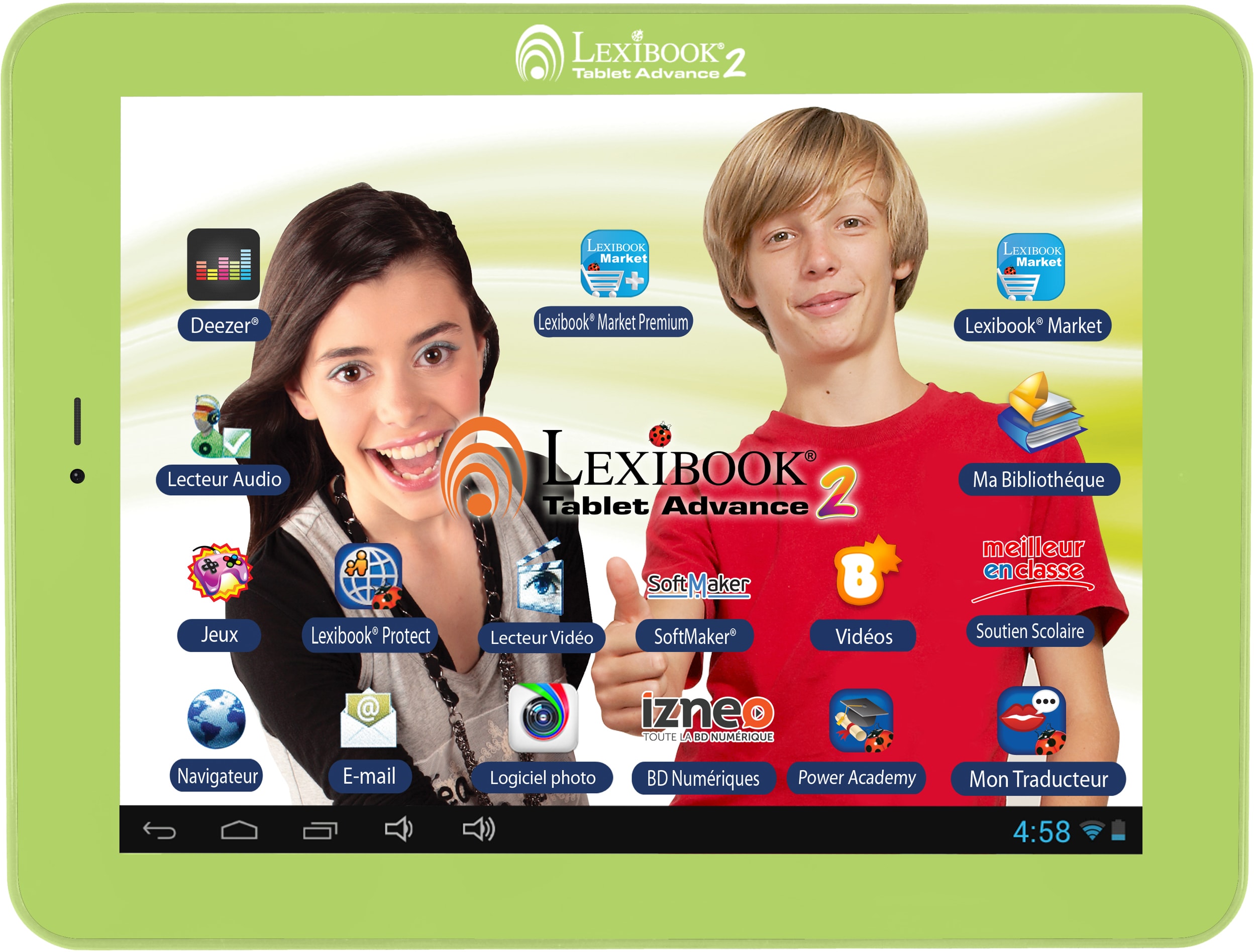 LEXIBOOK MFC181FR - Tablet Advance 2 - Tablette tactile enfant Pas Cher
