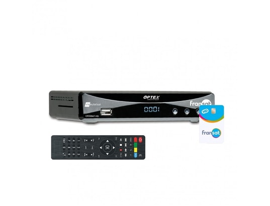 Récepteur tv satellite hd enregistreur usb + carte fransat OPTEX Pas ...