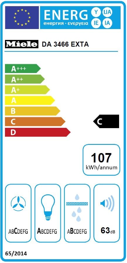 Hotte escamotable MIELE DA 3466 EXT A IN Pas Cher - UBALDI.com