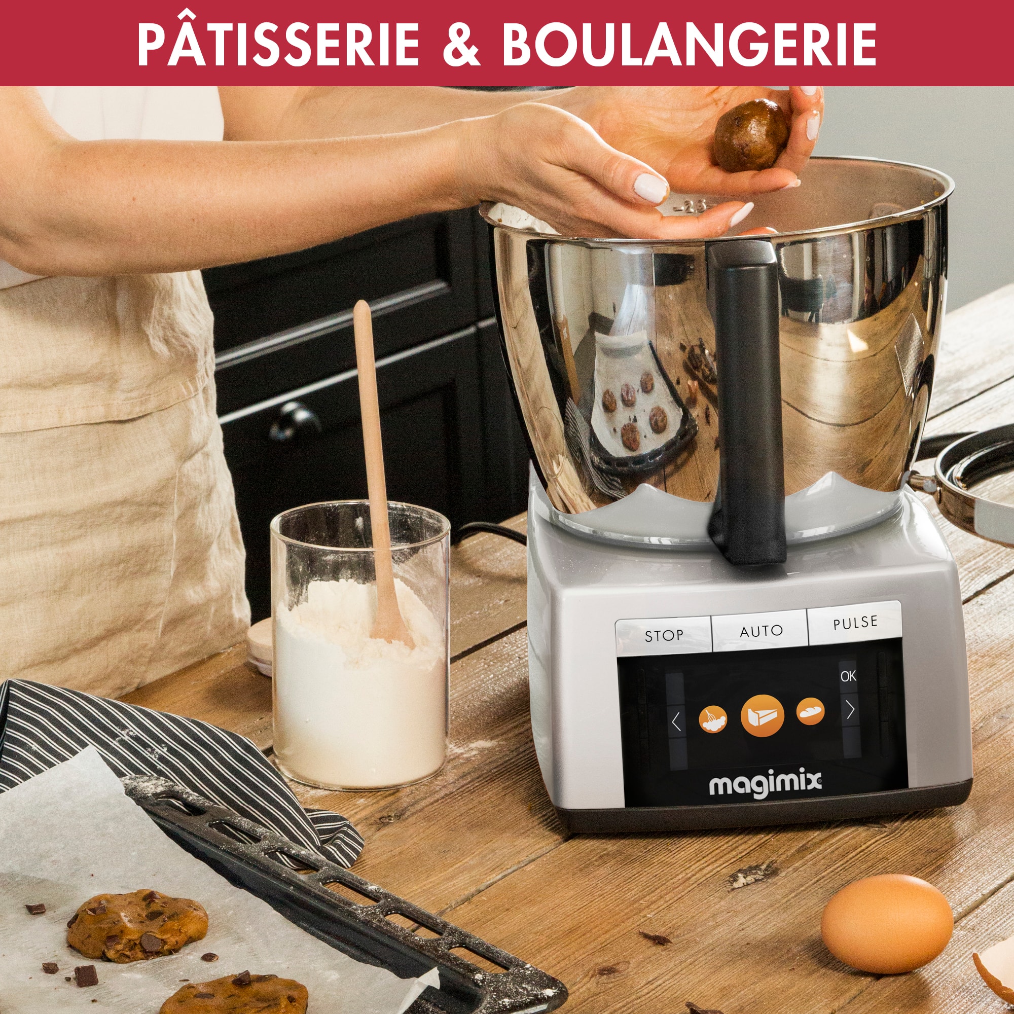 Robot cuiseur connecté MAGIMIX Cook Expert XL Connect platine Pas Cher ...