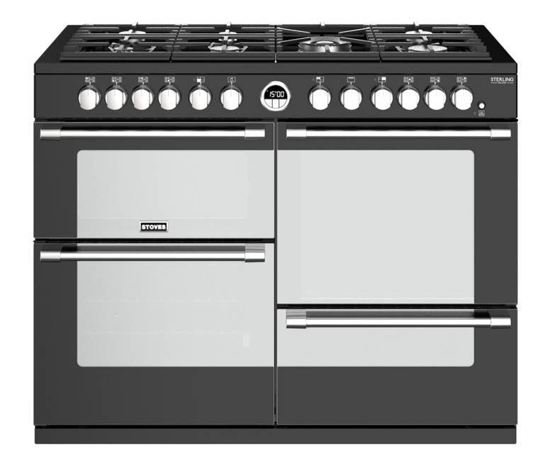Piano de cuisson STOVES PSTERDX110DFBL Pas Cher - UBALDI.com