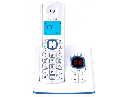 Téléphone fixe ALCATEL F 530 VOICE BLEU ALCATEL Pas Cher - UBALDI.com
