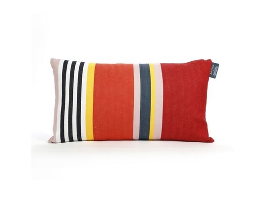 Coussin coton bio artiga rayures pays basque ARTIGA 459493