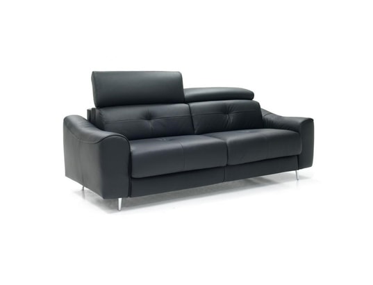 Canapé fixe 2 places GENESIS revêtement polyuréthane PUnoir CREAZIONI AERRE