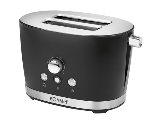 Bomann ta 3005 cb grille pain vintage noir toaster 2 fentes 850w noir ...