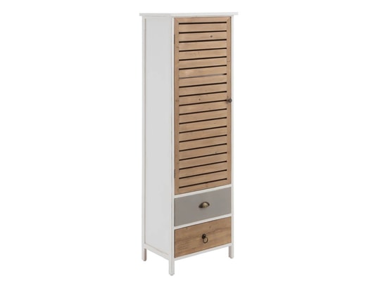 Gordon - meuble d'appoint 1 porte 2 tiroirs bois et mdf 3 teintes ALTOBUY
