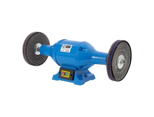 Machine à polir 750w avec deux disques polissage durs ø200 x 25mm 2950 ...