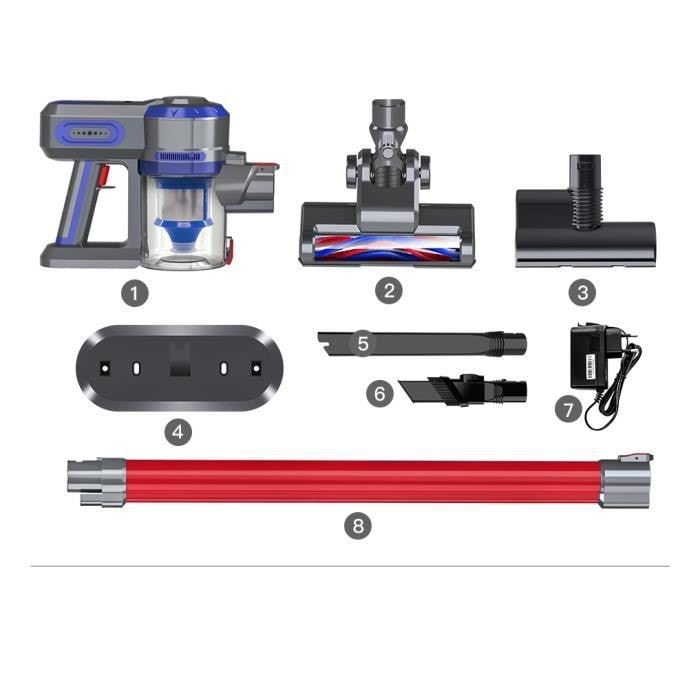 Gedtech™ aspirateur balai GEDTECH