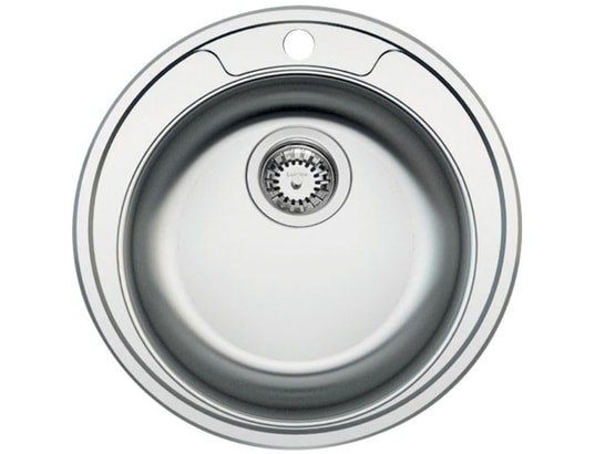 Evier à encastrer LUISINA EV146IL, Cuve à encaster , rond diamètre 48 ...