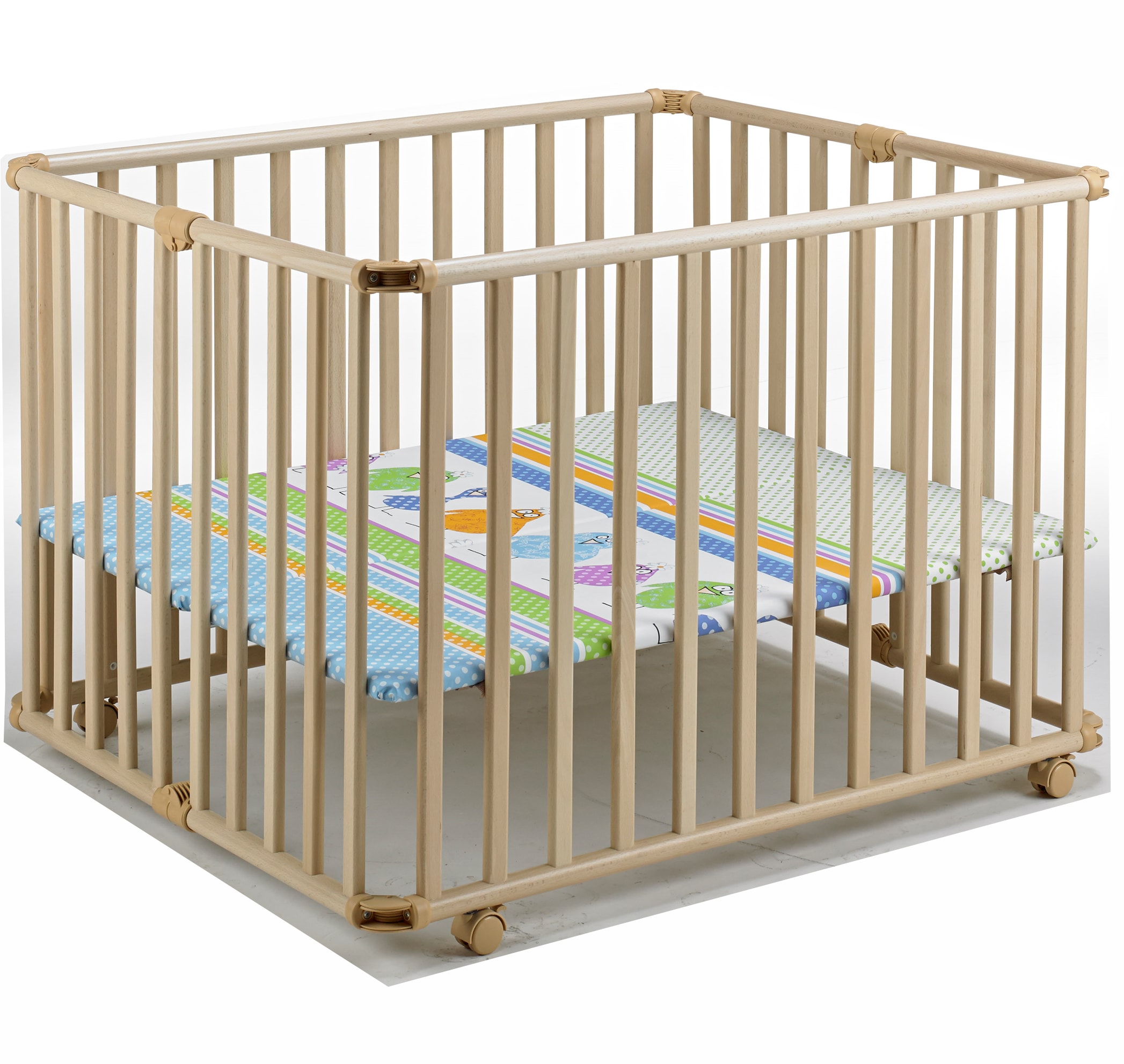 Parc bébé GEUTHER Ameli naturel motif oiseau - 2260NA29 Pas Cher ...