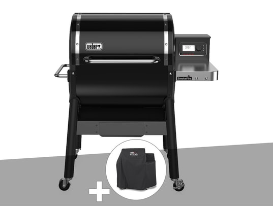 Barbecue à pellets weber smokefire ex4 gbs avec housse de protection WEBER