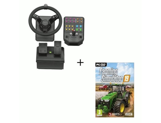 Saitek by logitech farming simulator controller + farming simulator 19 ...