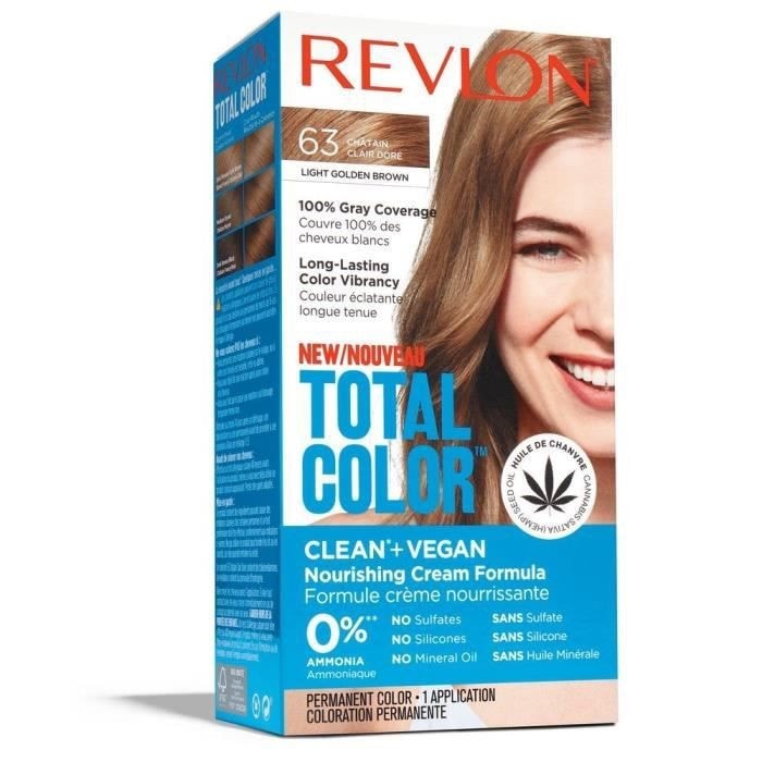Revlon total color coloration permanente n?63 light golden brown REVLON