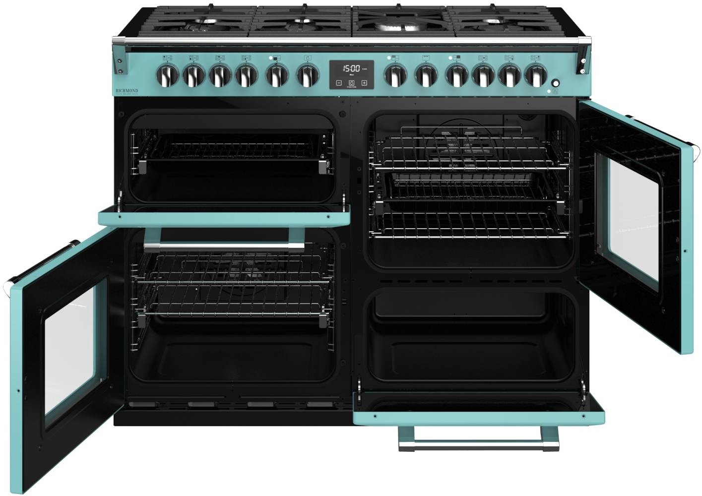 Piano de cuisson STOVES RICHMOND DELUXE 110 DFT BLEU CIEL Pas Cher ...