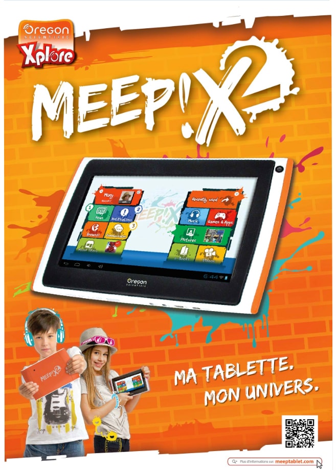 OREGON SCIENTIFIC MEEP!x2 - Orange - OP0118-13 OR - Tablette tactile ...