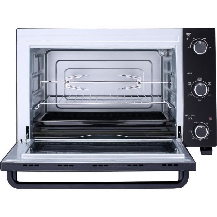 CEMF46B3 - minifour électrique 46l noir - 1800w - rôtissoire, convection naturelle CONTINENTAL ...