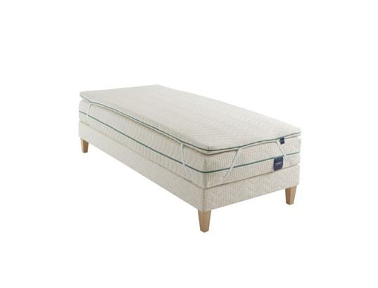 Surmatelas éco-responsable latex naturel aube someo ecru 80 x 190 SOMEO ...
