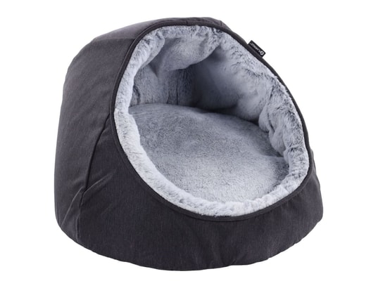 Flamingo cachette pour animaux de compagnie dorsa 46x46x36 cm noir FLAMINGO