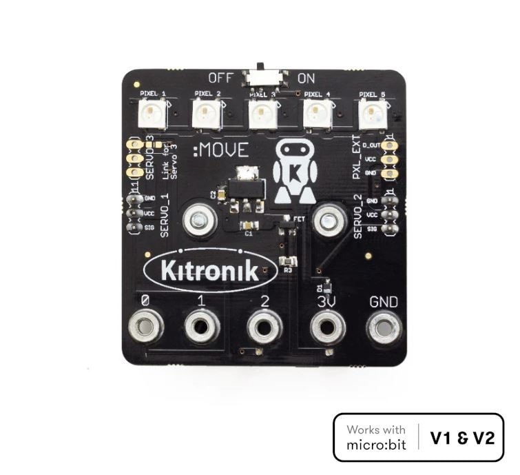 Carte servo:lite pour :move mini par kitronik KITRONIK
