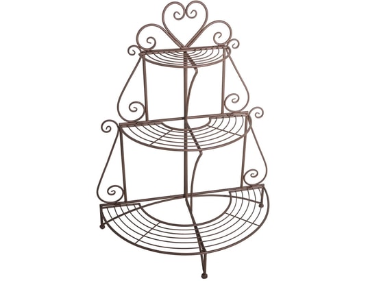 Support à plantes en fer 3 niveaux arabesque ANTIC LINE CREATIONS 52989