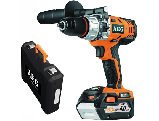 Perceuse à percussion AEG BSB 18 LI 402C 4Ah Pas Cher - UBALDI.com