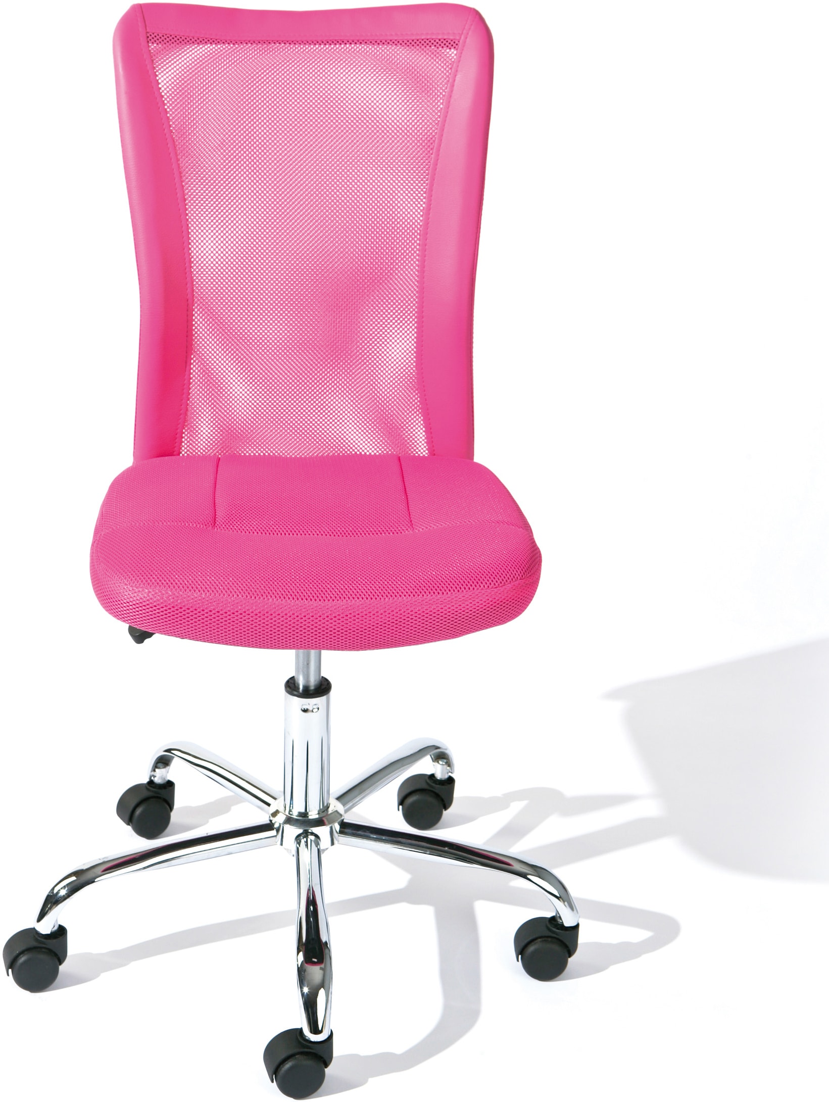 Chaise de bureau INTERLINK Bonnie rose Pas Cher - UBALDI.com