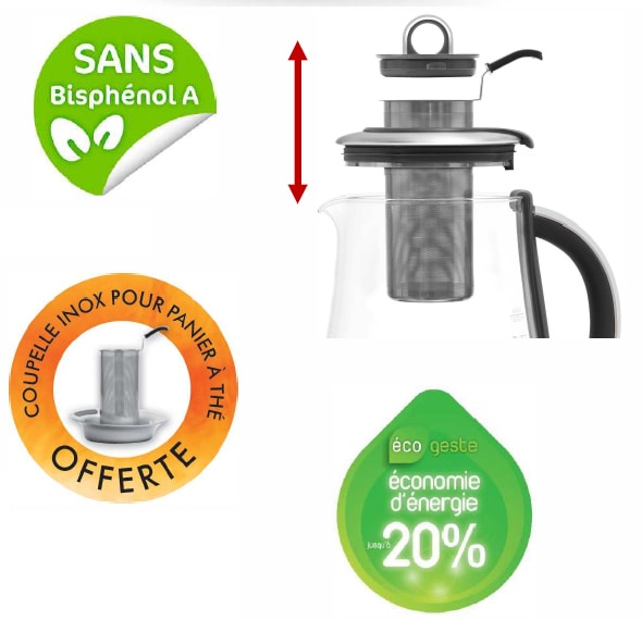 Théière électrique RIVIERA & BAR QD686A Sencha Pas Cher - UBALDI.com