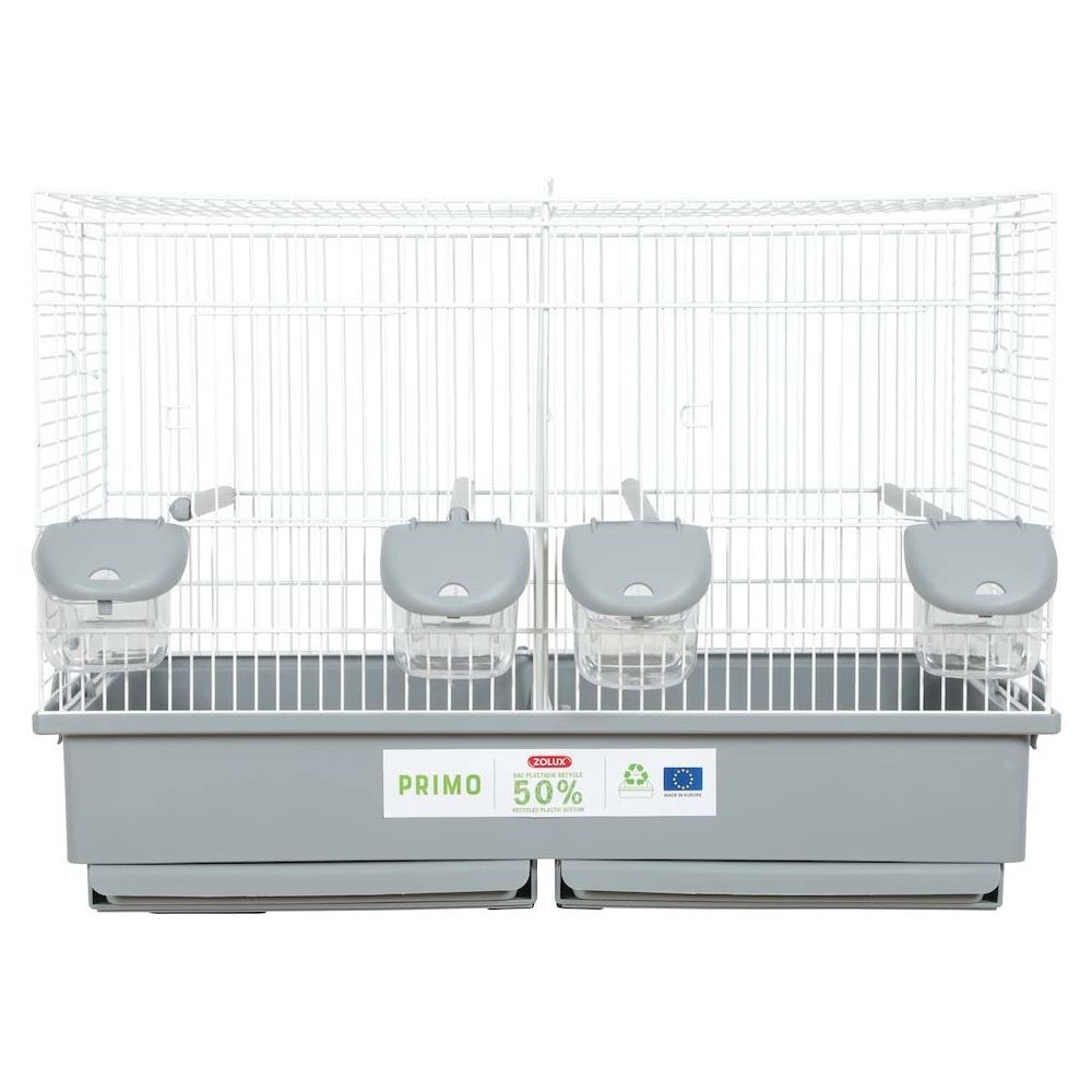 Cage en plastique éco.conçu oiseaux domestiques primo 57 x 34.5 x 41 cm ...