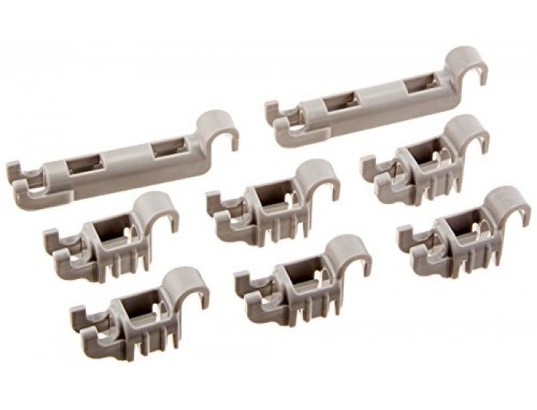 Bosch - kit clips roulement en plastique pour panier inférieur lave ...