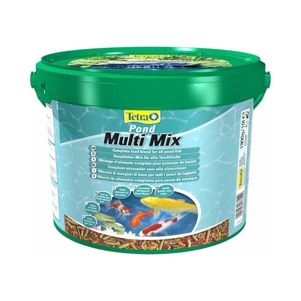 Aliments complets pour poissons de bassin multimix 10l TETRA