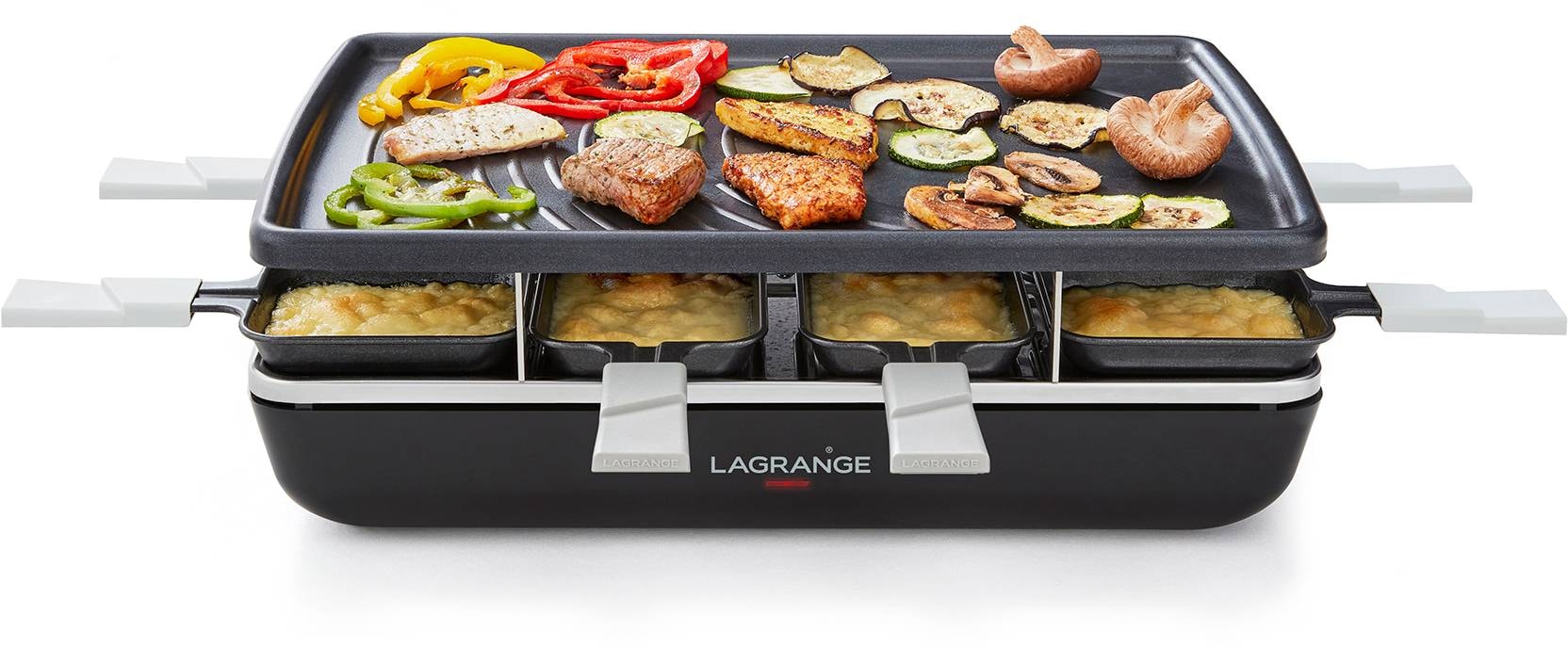 Raclette Multifonction LAGRANGE 179301 Raclette Element Gril Noir Pas ...